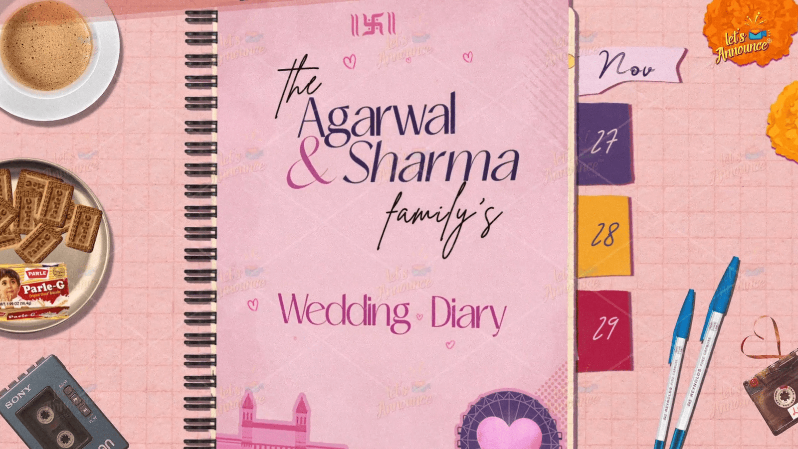 Wedding Invitation Video Maker , einvite , quirky invite,unique invite